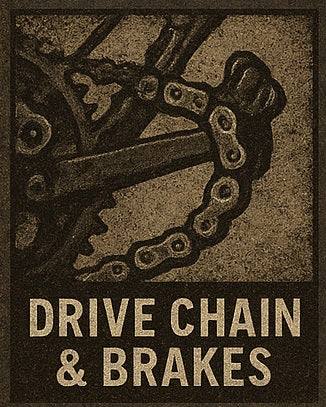Drive Chain & Brakes – Bike Shelf One