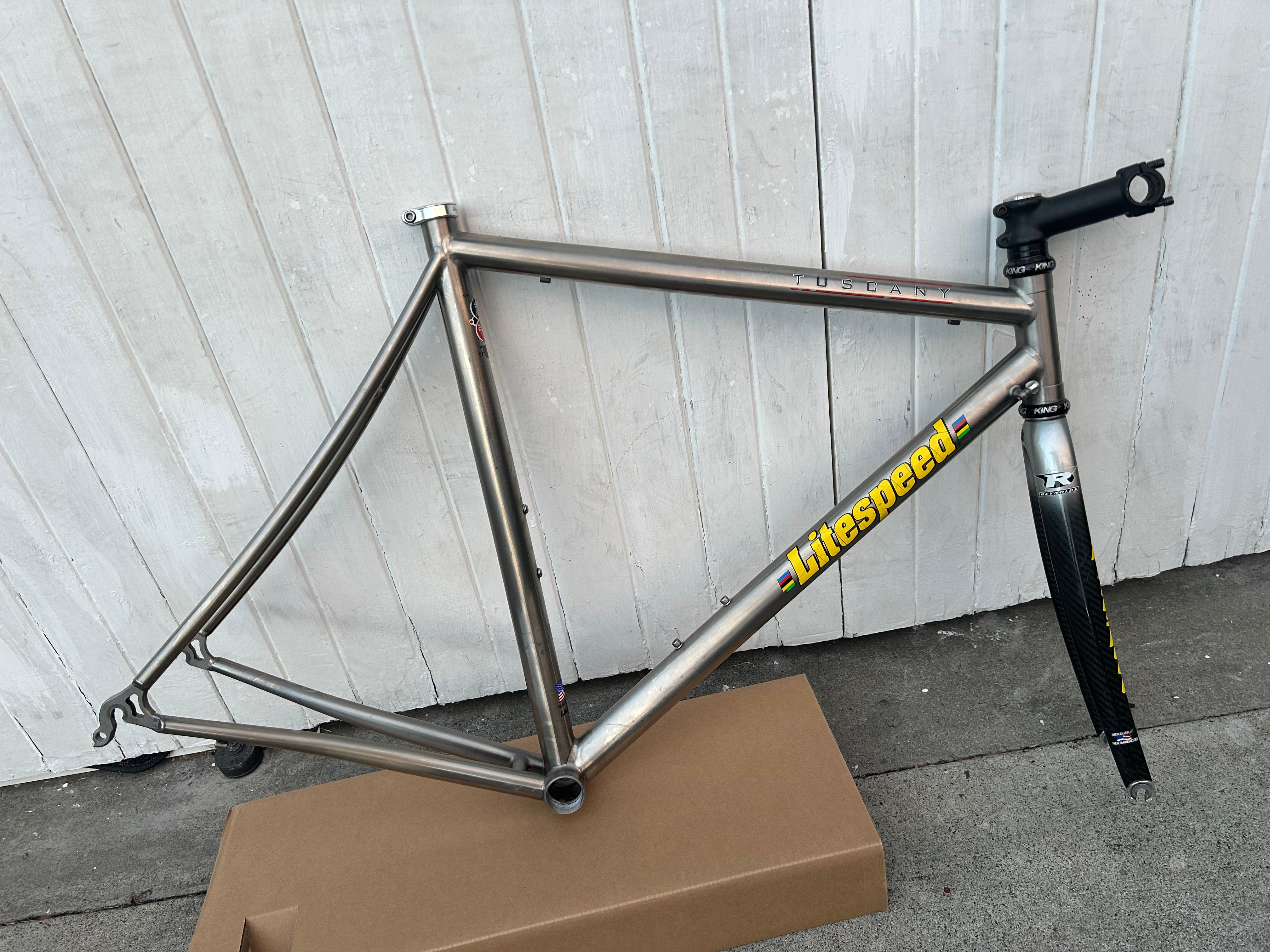Litespeed Tuscany Titanium FRAMESET - Medium – Bike Shelf One